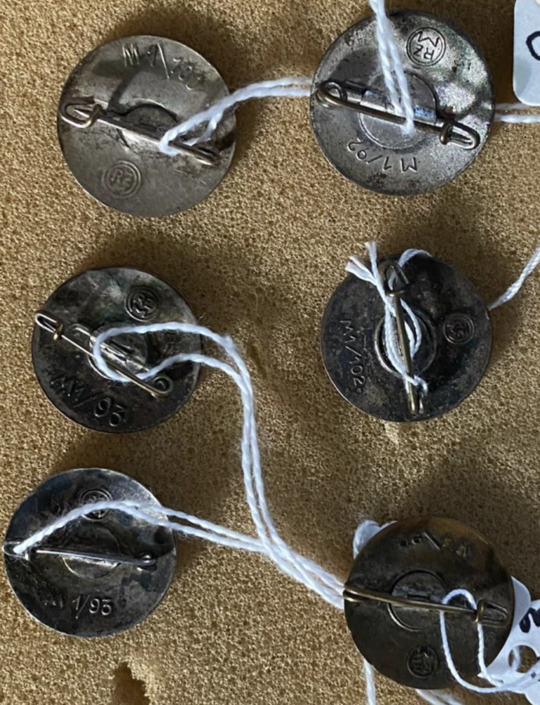 German NSDAP Badges with RZM code – Credit: WW2 German Daggers