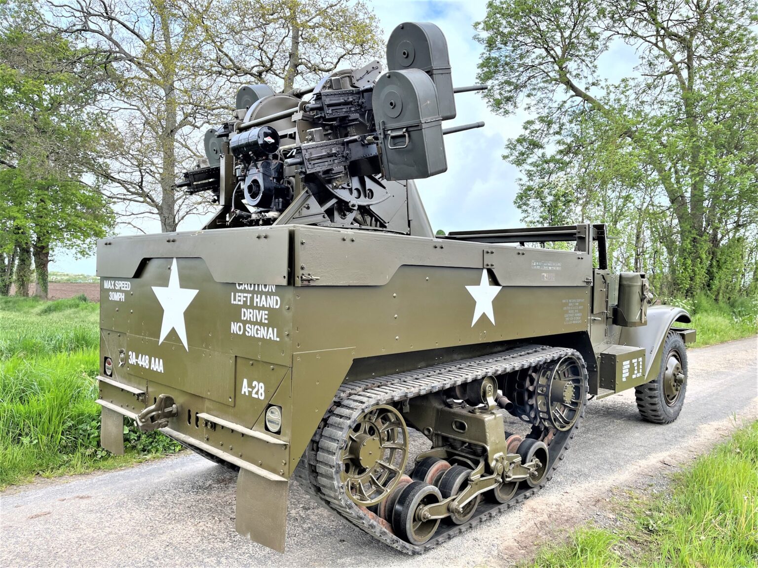 WW2 US Army White Half-Track M16 for Sale